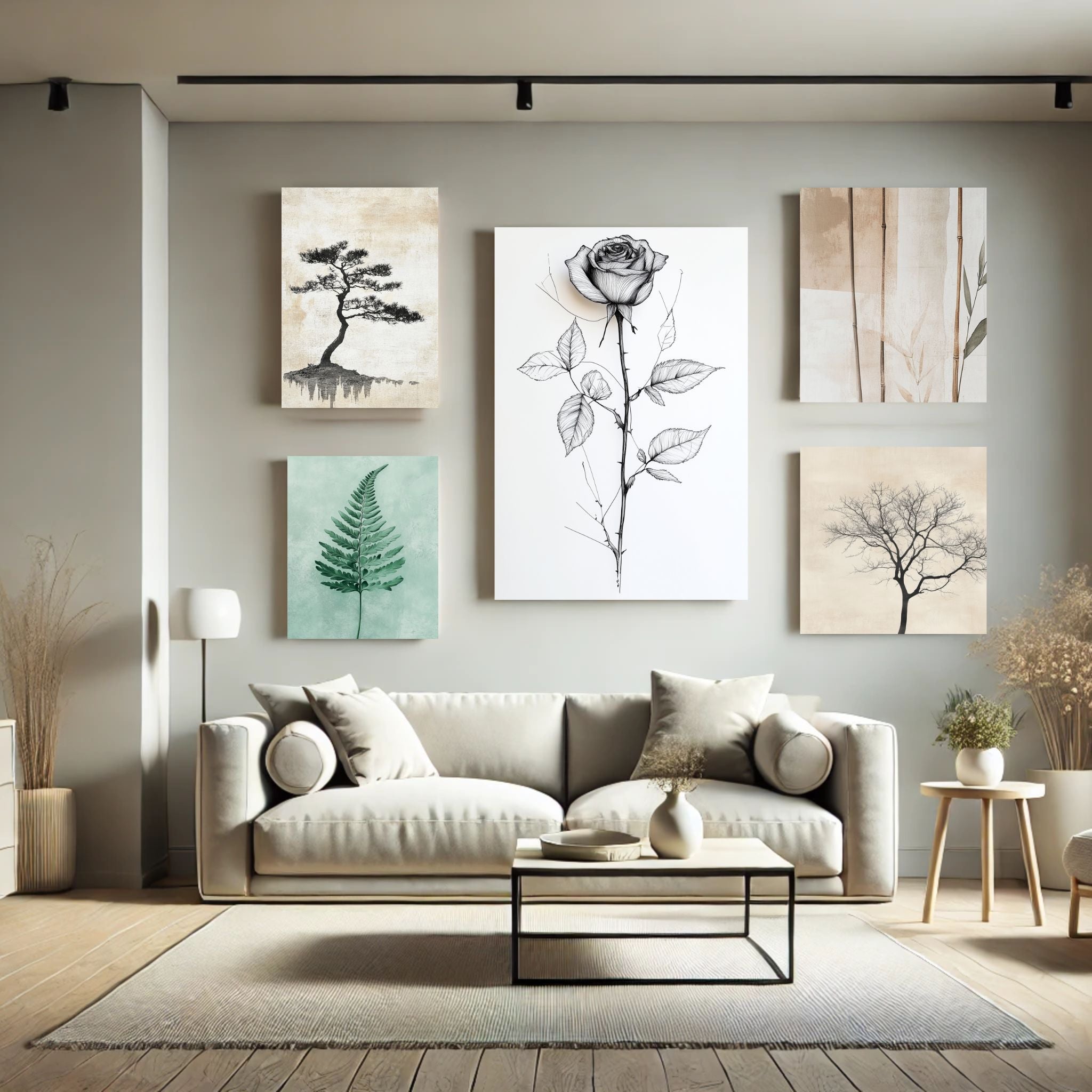 Elegant Minimalist Wall Art | Trendy Digital Prints for Home Decor ...