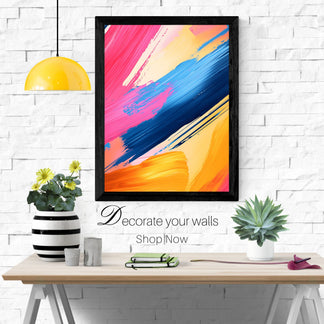 Abstract Colorful Wall Art | Vibrant Digital Prints for Decor ...